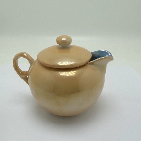 Kitchen | Vintage Japanese Peach Lusterware Personal Teapot | Poshmark